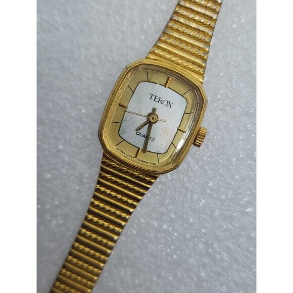 Terox | Accessories | 6mm Rare Terox Taiwan Dial Gold Tone Vintage Art ...